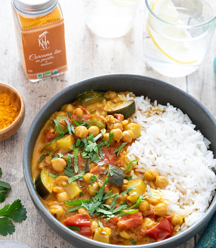 Le curry de légumes au gingembre - KHLA - L'épicérie du Mekong