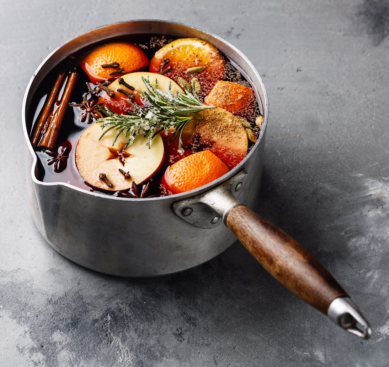 Recette de Vin chaud aux agrumes et épices - KHLA - L'épicérie du Mekong